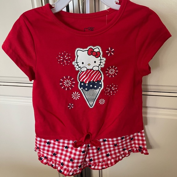 Hello Kitty | Matching Sets | Hello Kitty Red White And Blue Kids ...